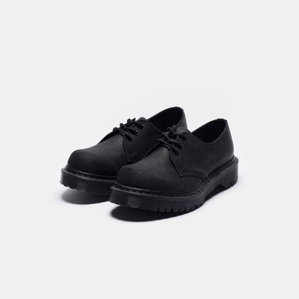 1461 Bex Bump Toe Derby in Black Wax Commander - Dr. Martens