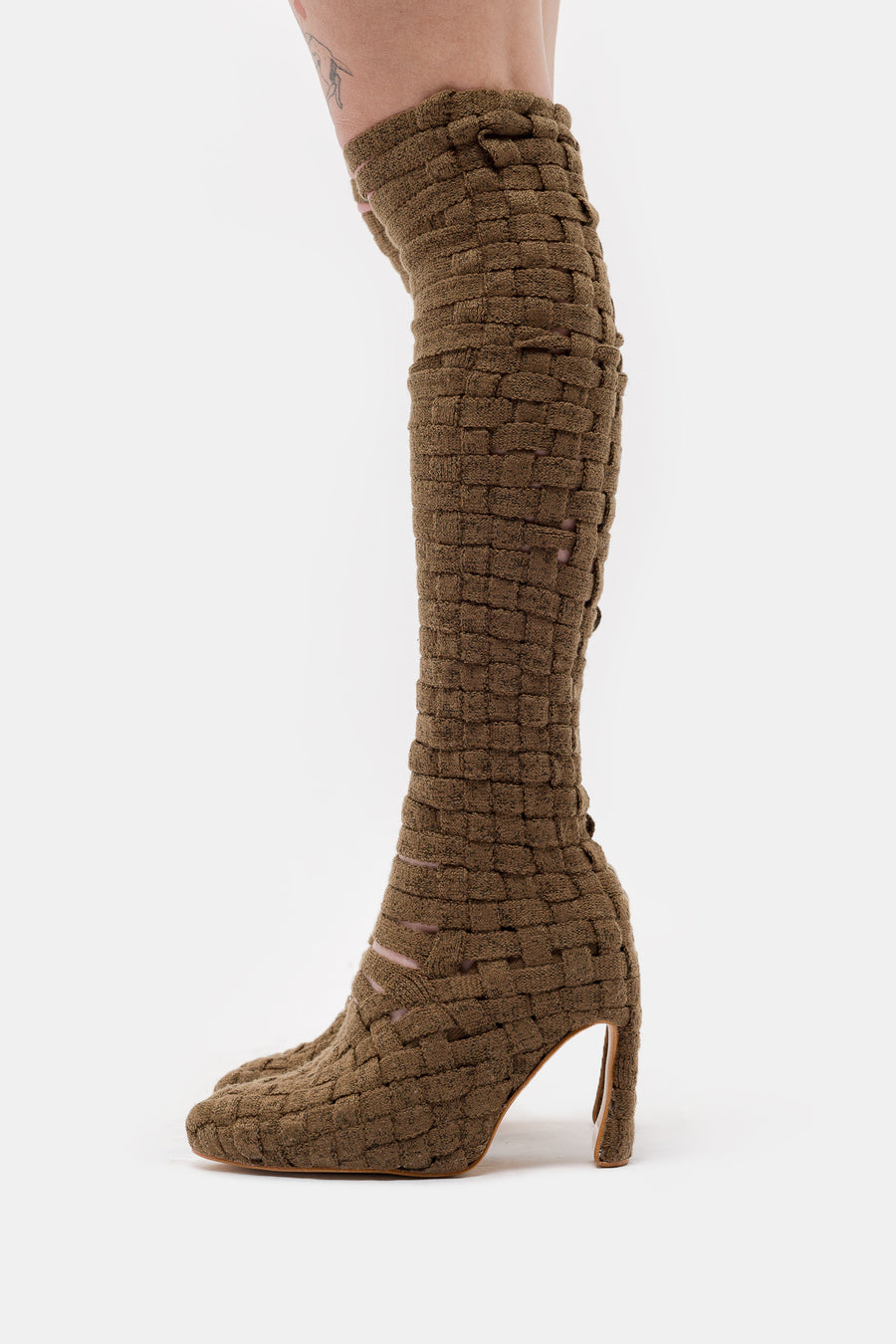 Bandage Boots In Brown